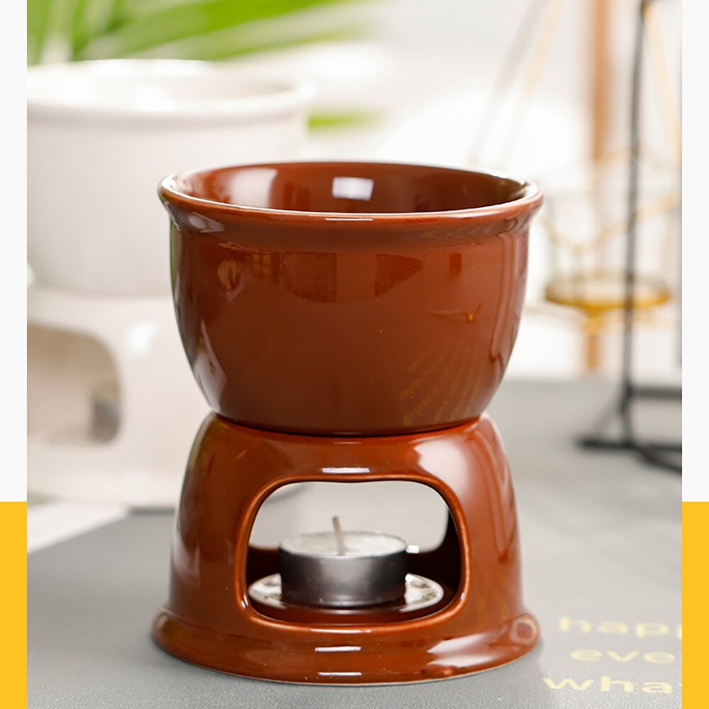 1 Set Van Keramische Chocolade Pot Met 2 Vorken, I... – Vicedeal