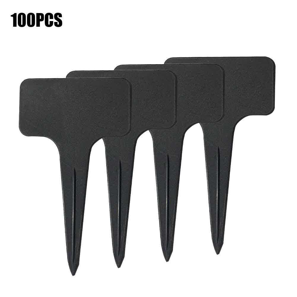 100pcs Grounded Blank Plaque Black Plant Labels Wr... – Vicedeal