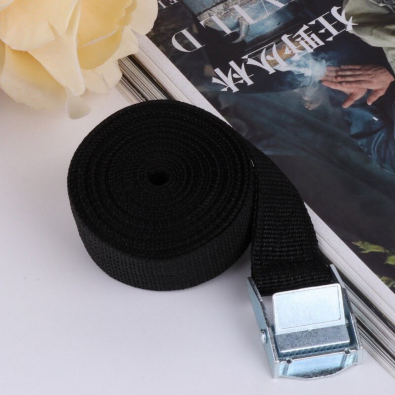 5M*25mm Car Tension Rope Tie Down Strap Strong Rat... – Grandado