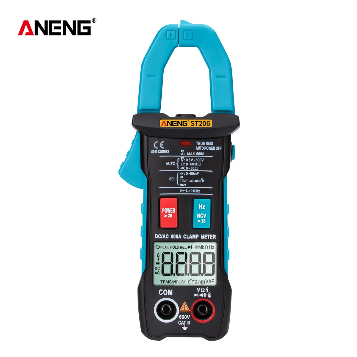 Digital Multimeter Clamp ANENG ST206 Meter 6000 co... – Vicedeal