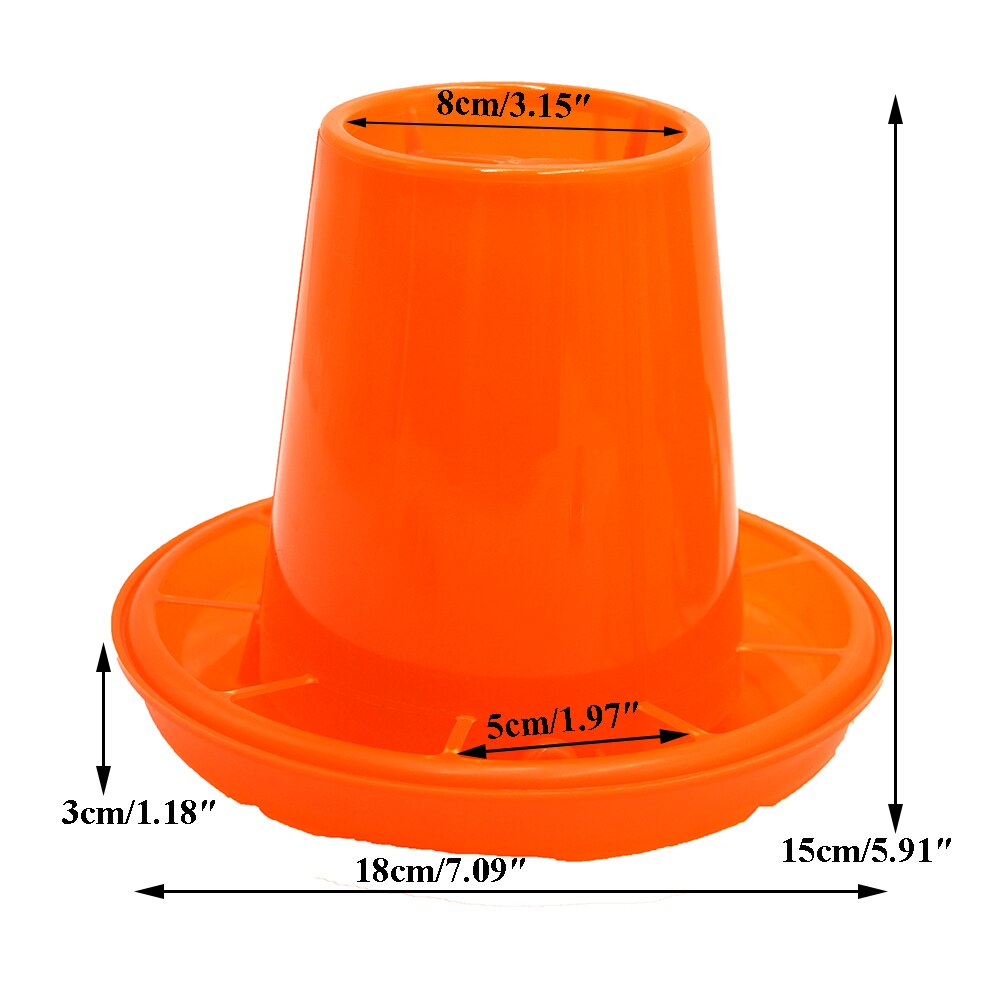 2PCS 1KG Feeders Poultry Chicken Small Feeding Too... – Grandado