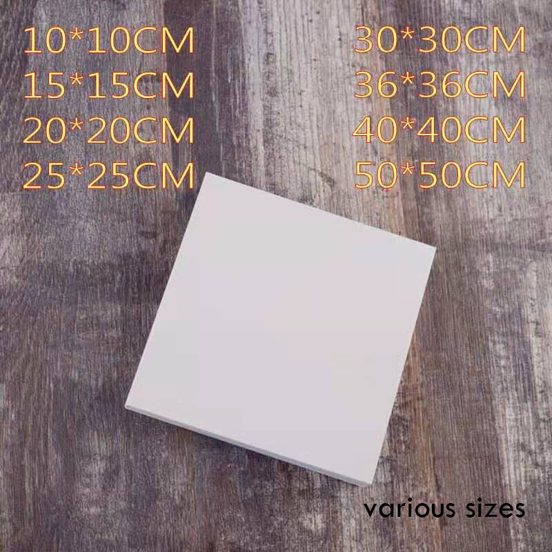 Chancai 20pcs Blank Thick Square White Painting Pa... – Grandado