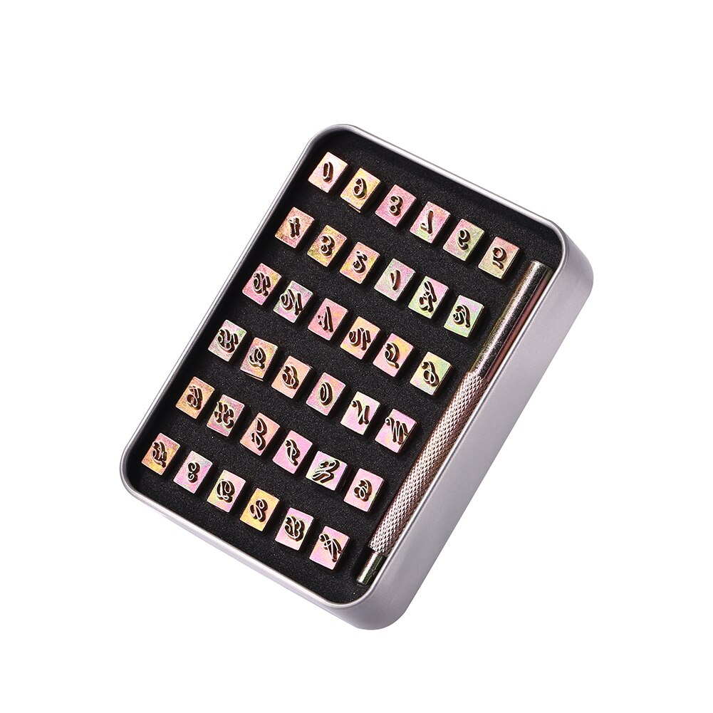 Zinc Alloy Stamping 26 Alphabet Numbers Symbols DI... – Grandado