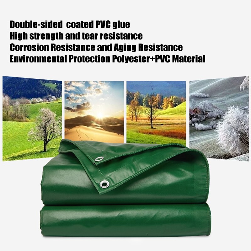 2x1.5/2m Thick 0.4mm Tarpaulin Rainproof Cloth Out... – Vicedeal