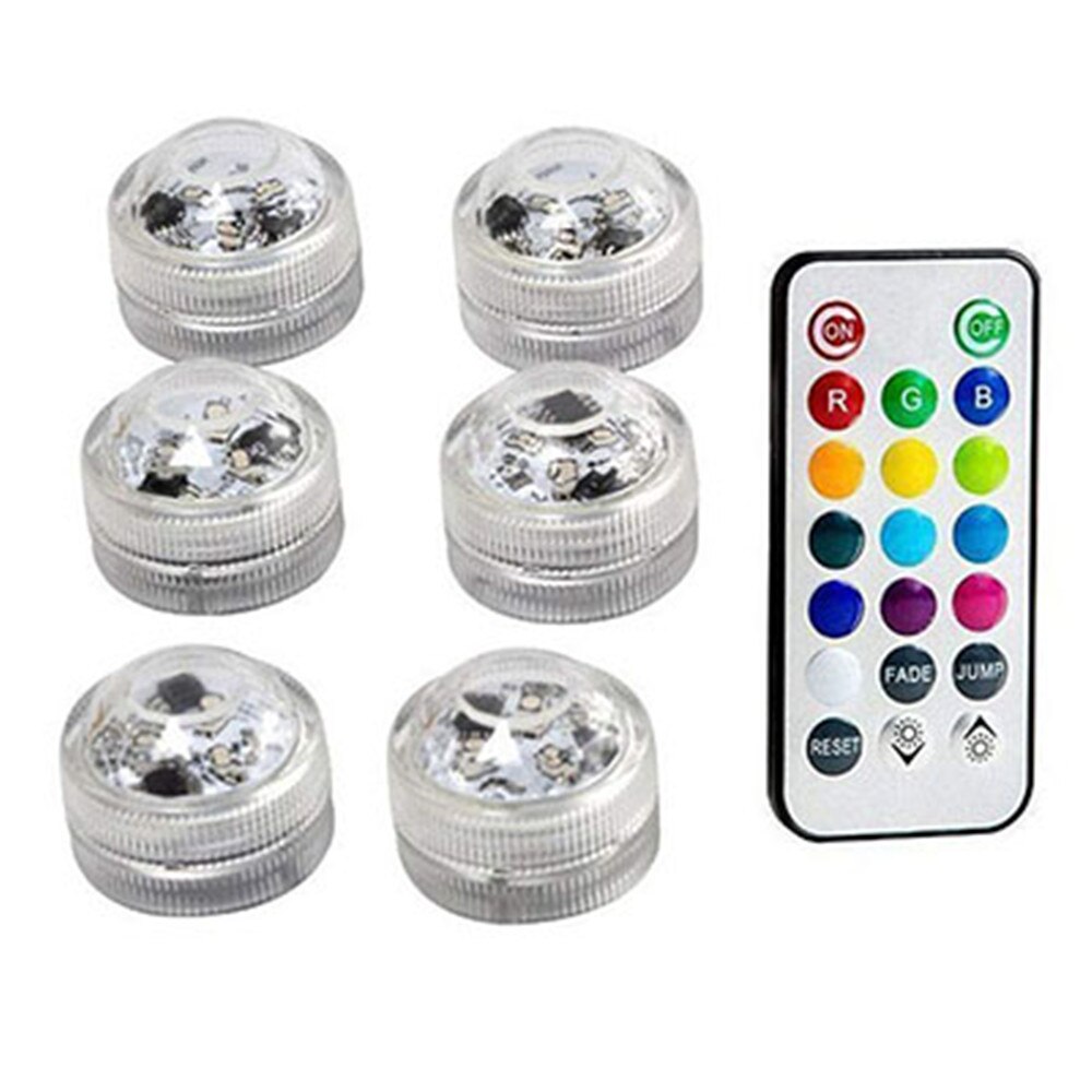 Battery Operated Multi Color Submersible LED Under... – Grandado