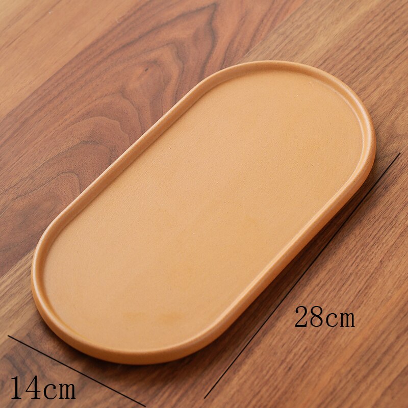 Simple far mountain painted ceramic tea tray teacu... – Vicedeal