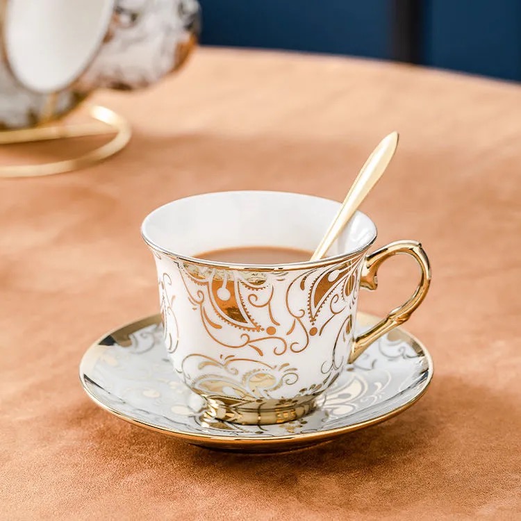 Nordic Europe Royal Coffee Cup&Saucer Set Rose... – Grandado