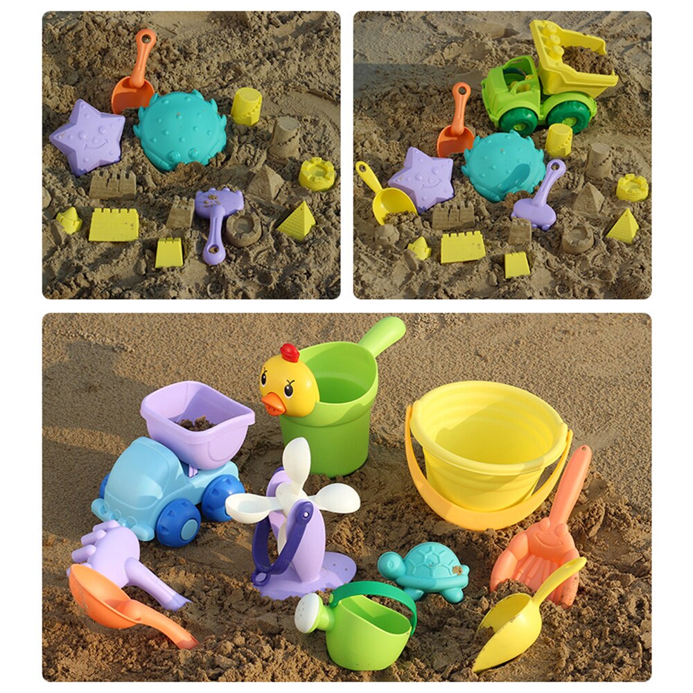 Summer Beach Toys Sandbox Rubber Beach Playset Wit... – Vicedeal