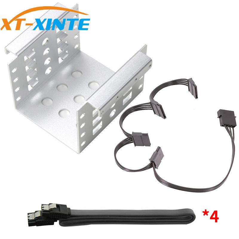 XT-XINTE 4-Bay 2.5 Inch to 3.5 Inch Hard Drive Cad... – Grandado