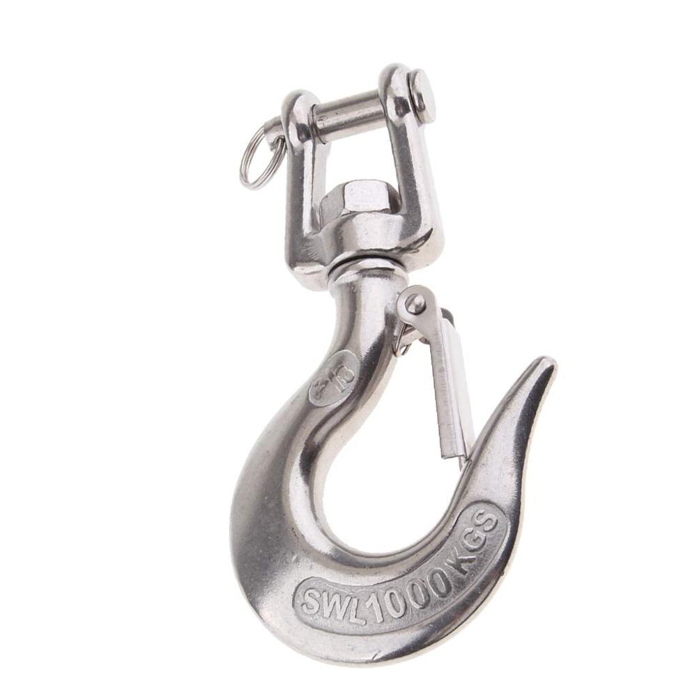 1000Kg（2200lb）Jaw Type Swivel Crane Hook Marine Gr... – Grandado