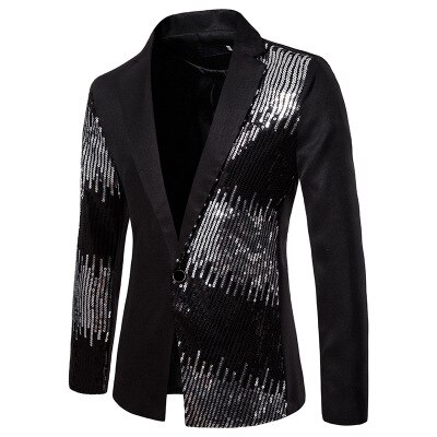 Bling costume jacket mens clothing host emcee stud... – Grandado