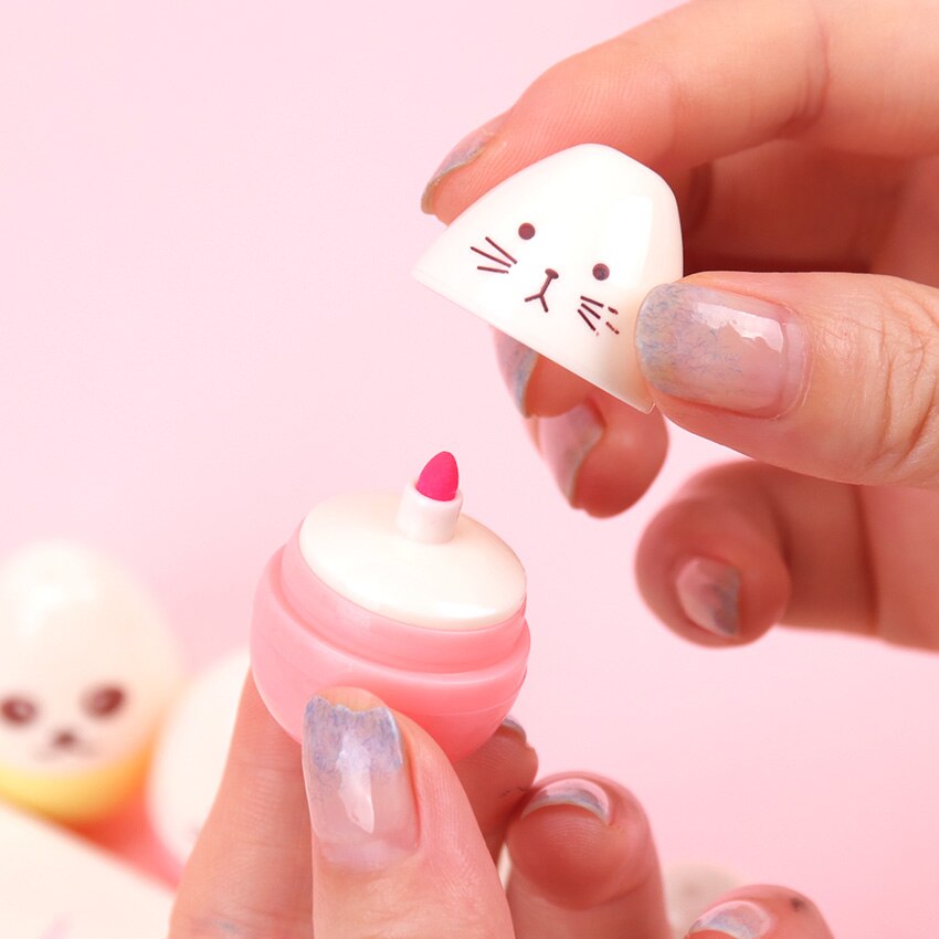 6 PCS Kawaii Smile Egg Fluorescent pen DIY Marker ... – Grandado
