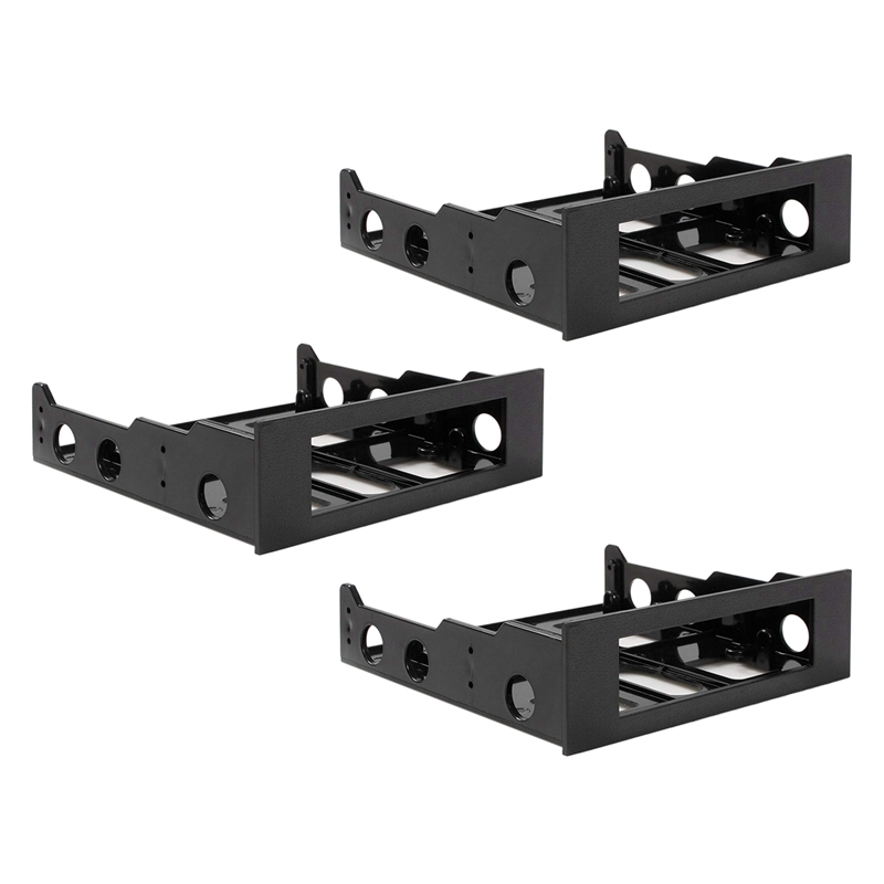 3X 3.5 5.25 Hard Drive Drive Bay Front Bay Bracket... – Vicedeal