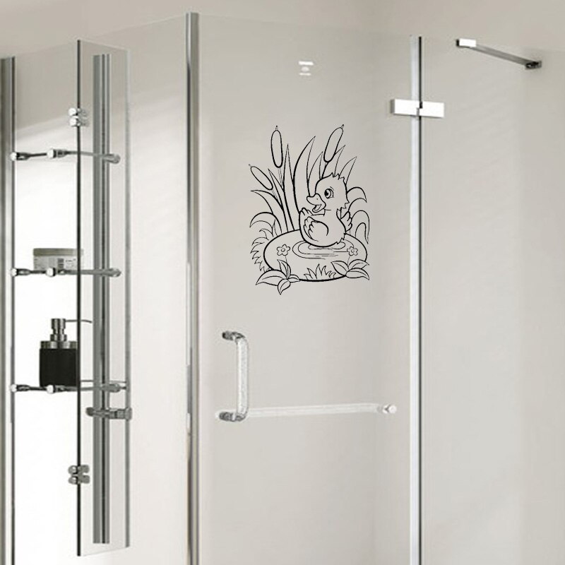 YOJA 26x20CM Bathroom Glass Shower Decal Home Deco... – Vicedeal
