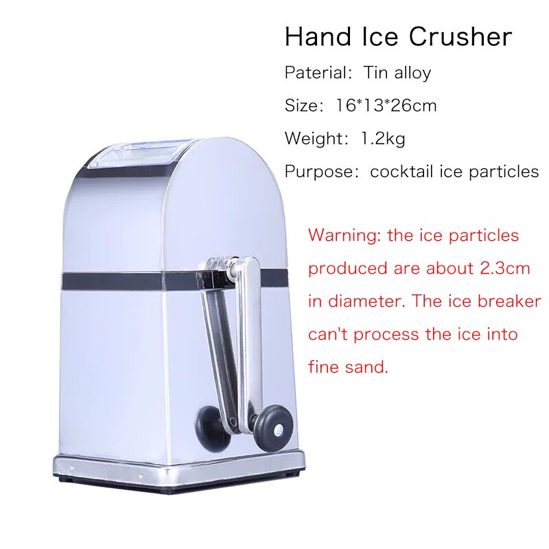 Bar Soul Ice Crusher Manual Ice Shavers Chopper Ic... – Vicedeal