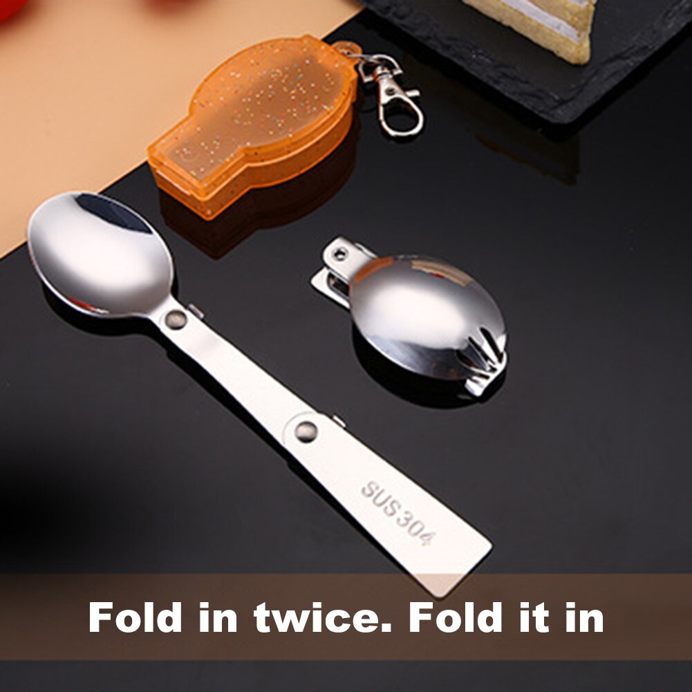 Lightweight Camping Utensil Outdoor Pocket Spoon S... – Grandado