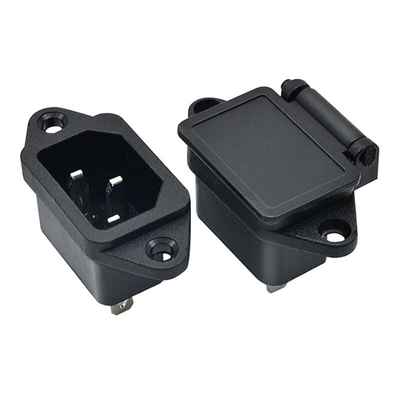 AC 250V 10A IEC320 C14 3 Pin Male Power Cord Inlet... – Vicedeal AC 250V 10A IEC320 C14 3 Pin Male Power Cord Inlet... – Vicedeal