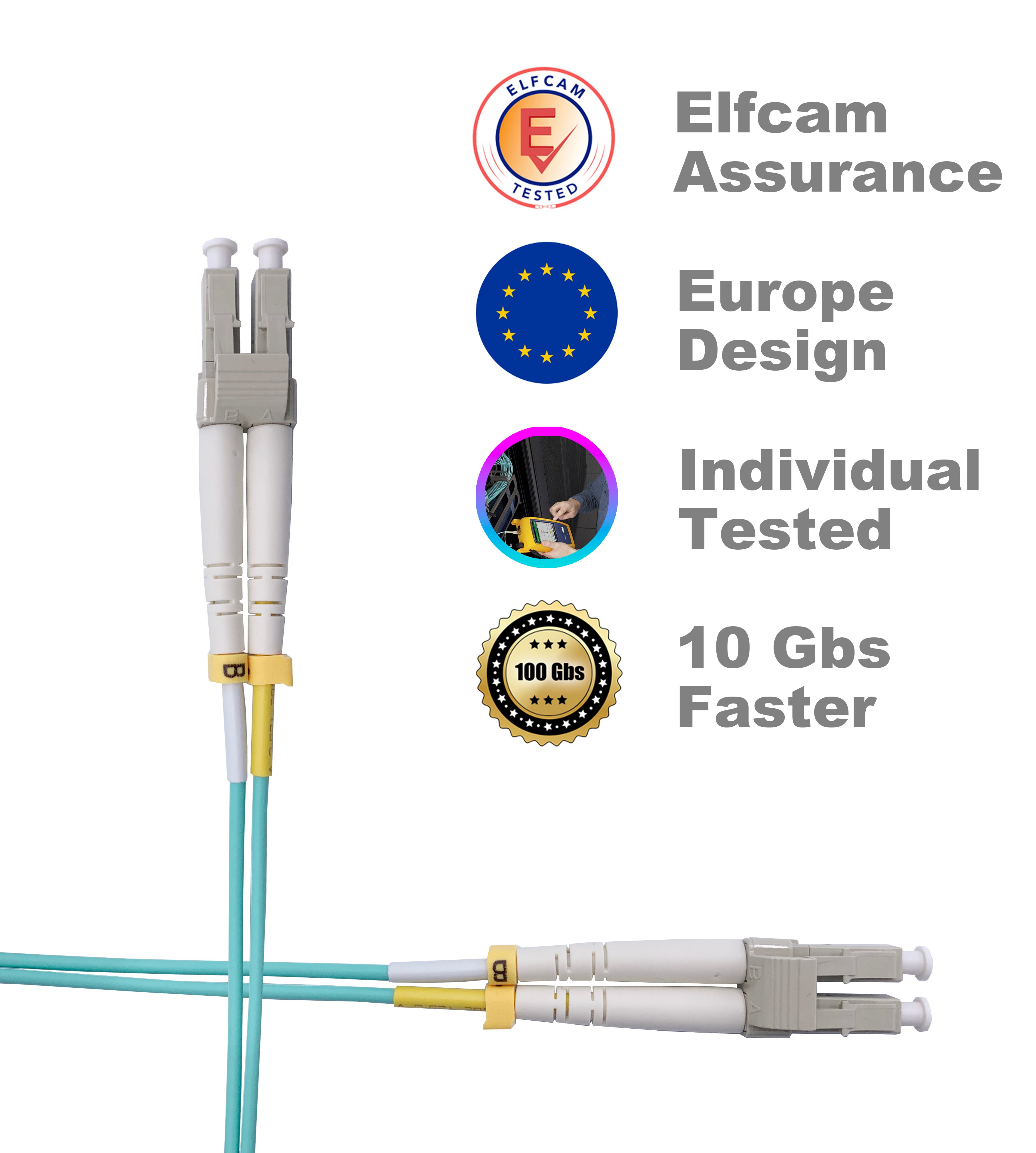 Elfcam®-Câble à faser Optique LC/UPC aacute; LC/UP... – Grandado