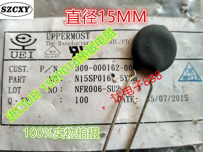 Og original 20 stk ntc termistor 15 sp 016 16d-15 ... – Vicedeal