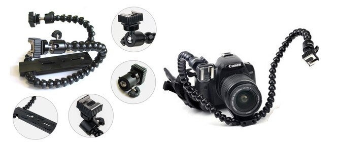 Macro Photography Tripod Head with Flexible Double... – Grandado