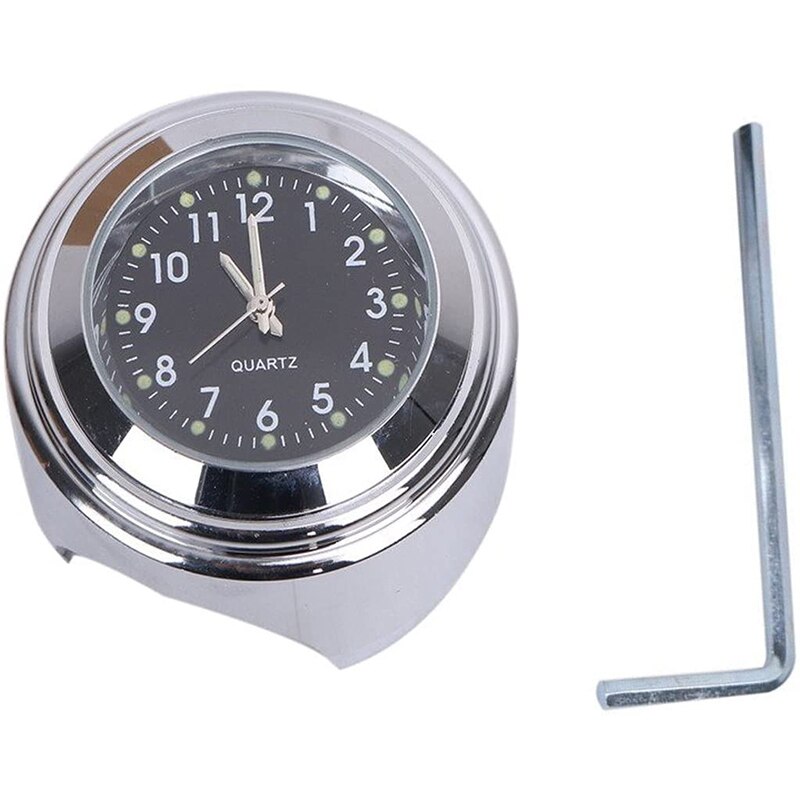 Motorcycle Watch Waterproof Chrome Motobike Handle... – Grandado
