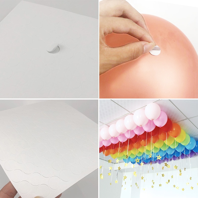 200 points Balloon Attachment Glue Dot Attach Ball... – Vicedeal