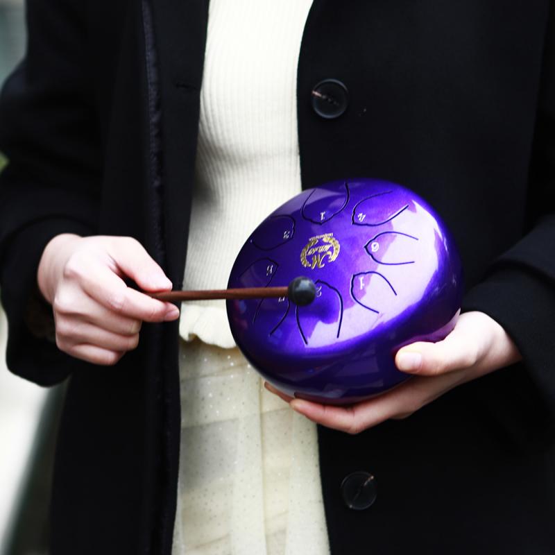 Steel Tongue 8-tone Drum Drumsticks Drum With Fing... – Grandado