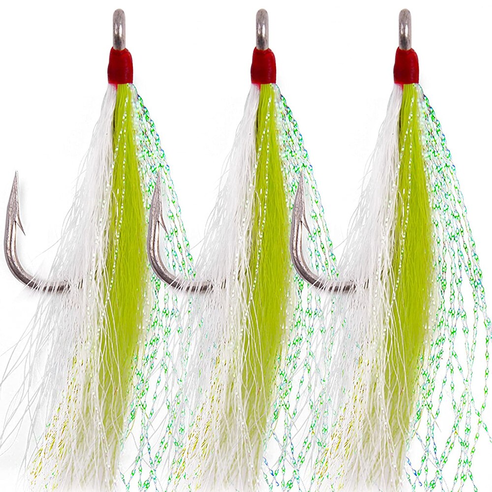 8Pcs/4Pcs Bucktail Teasers Fishing Hook Saltwater ... – Vicedeal