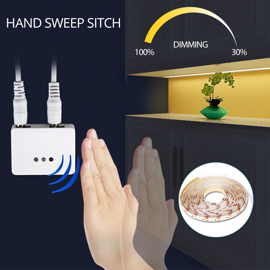 Led Sensor Switch Hand Wave Dimbare Schakelaar Dc ... – Vicedeal