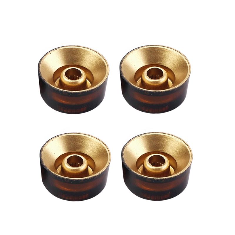 4PCS Round Guitar Knobs Speed Volume Tone Control ... – Grandado