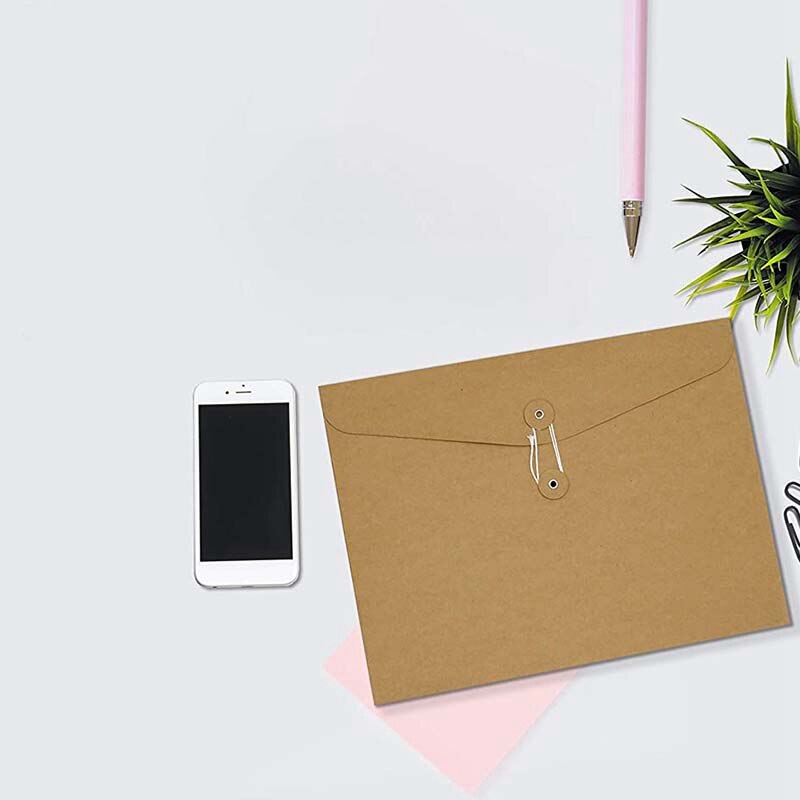 10Er Document Case Made Of Cardboard / Kraft Paper... – Vicedeal