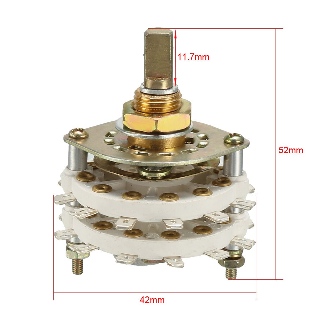 uxcell 1pcs Rotary Switch Selector 4 Pole 4/5/8/11... – Vicedeal