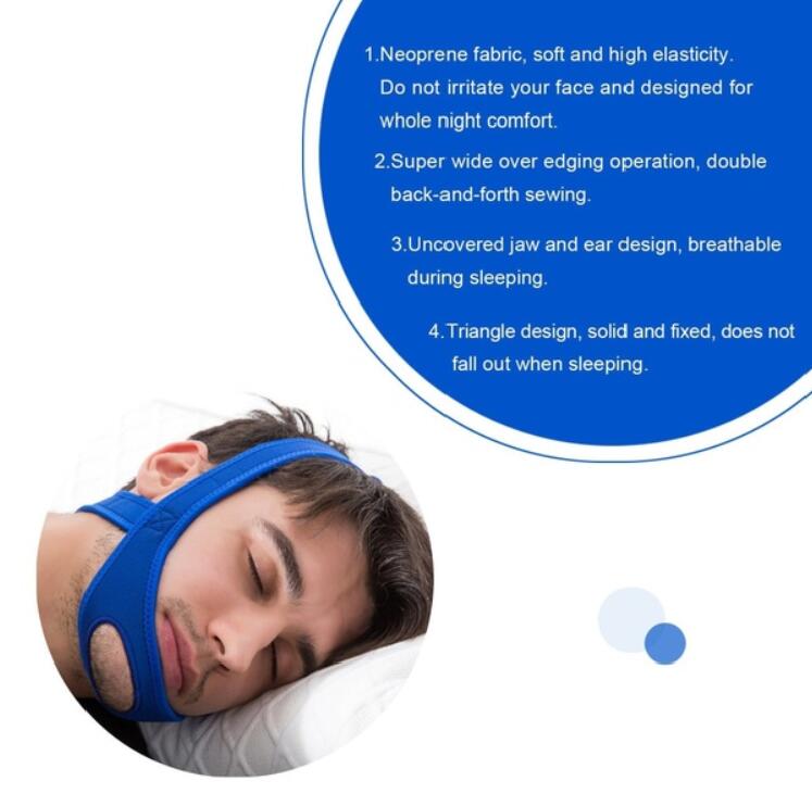 Neoprene Anti Snore Stop Snoring Chin Strap Belt A... – Grandado