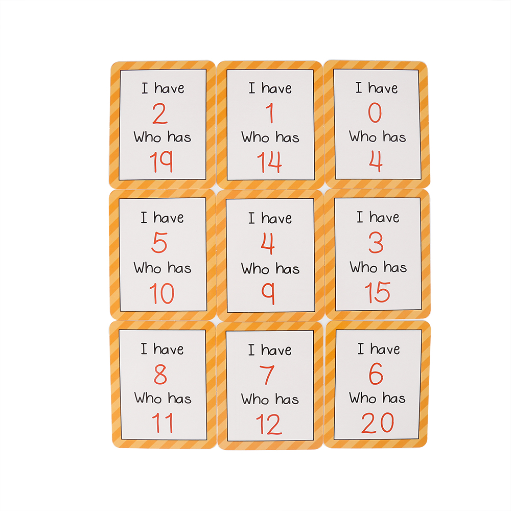 21Pcs /set I have... Who has.. English Digital Num... – Vicedeal