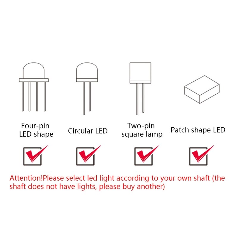 Gateron SMD Switches black red brown blue clear gr... – Grandado