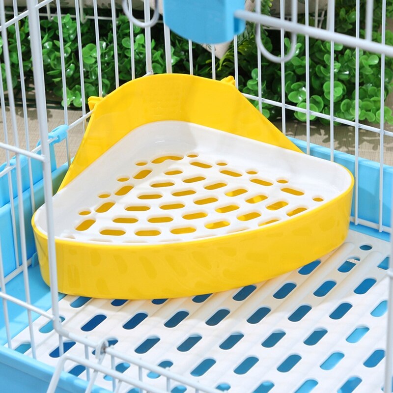 Plastic Corner Litter Pan Pet Toilet Triangle Litt... – Grandado