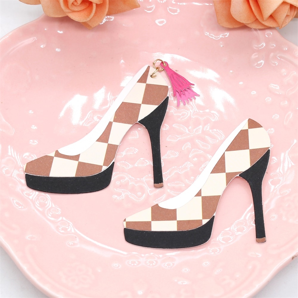 KSCRAFT Layering Highheel Shoes Metal Cutting Dies... – Vicedeal