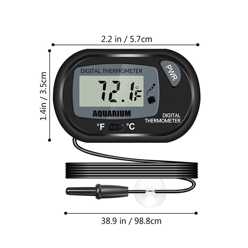 Digital Aquarium Fish Tank Thermometer Terrarium W... – Grandado