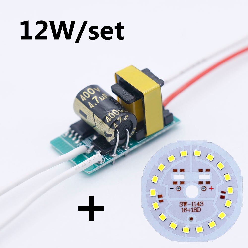 Led chip lamp 3w 5w 7w 9w 12w 15w 18w smd 2835 kra... – Grandado
