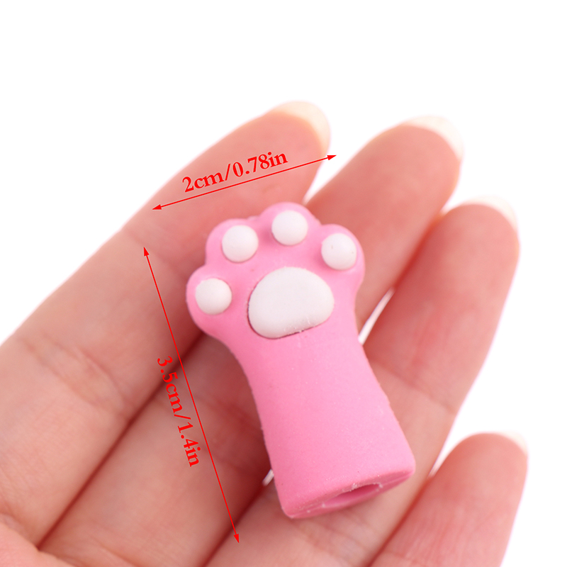 3pcs/set Cute Cat Paw Erasers Kawaii Stationery Pe... – Grandado