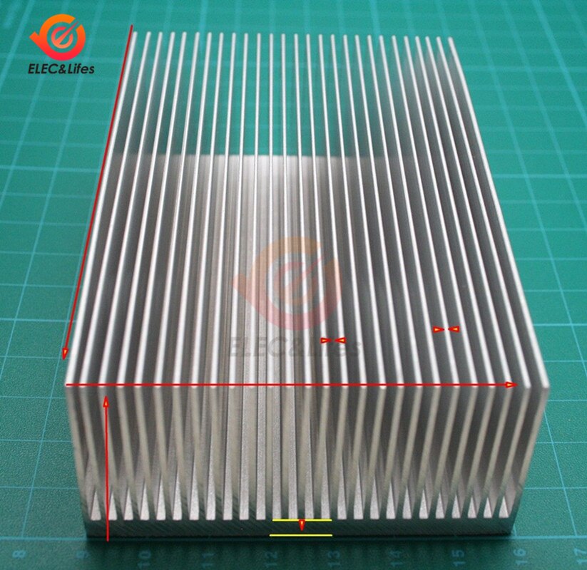 Electronic Radiator Aluminum Dense teeth Heatsink ... – Grandado