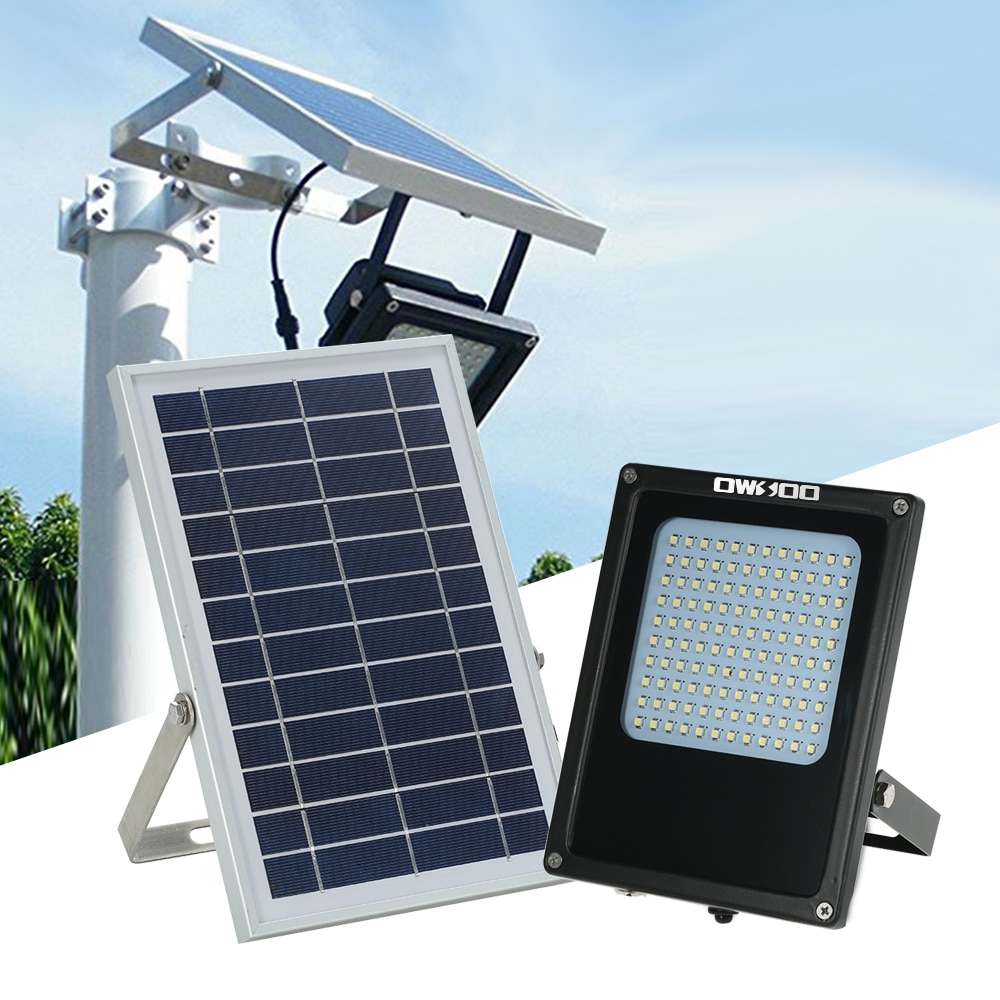 Solar Powered Floodlight 120 LED Solar Lights IP65... – Vicedeal