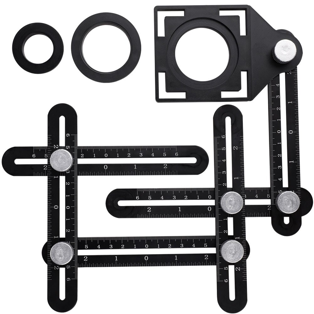 6 Angle Measuring Ruler Folding Multi Ceramic Tile... – Grandado