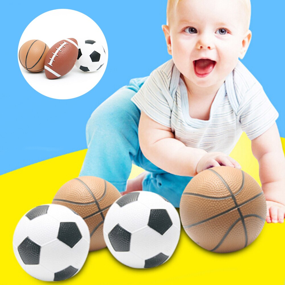 Mini Inflatable Rubber Ball Rugby Football Basketb... – Grandado