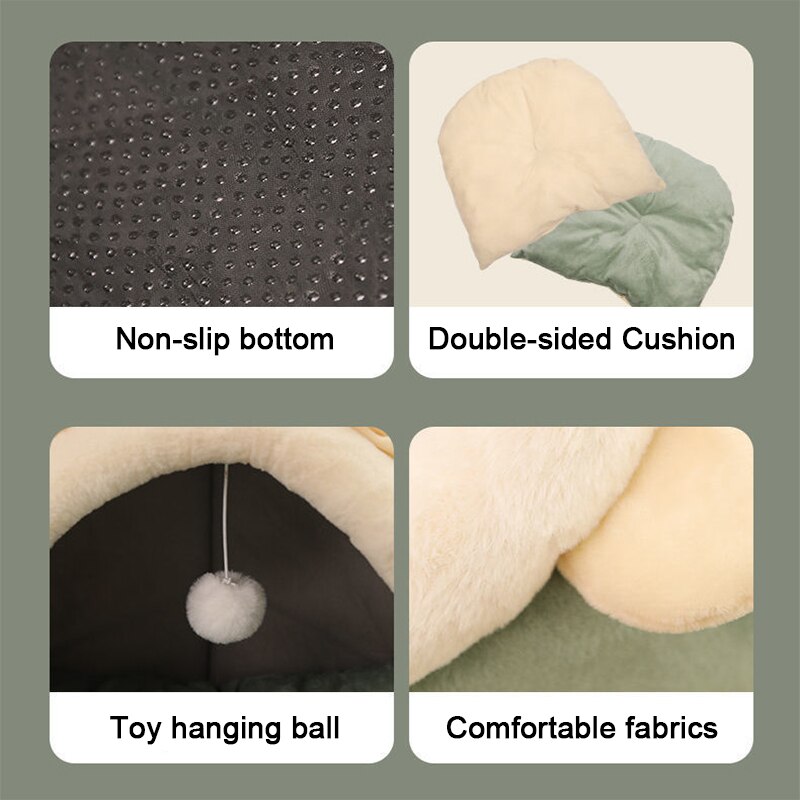 Super Soft Dog Round Cat Deep Sleep Comfort In Win... – Grandado