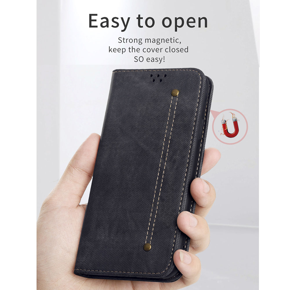 Luksus etui til oneplus 13s 5g flip cover teksture... – Grandado
