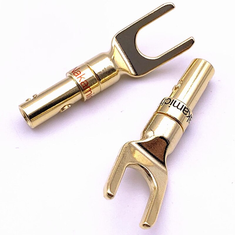 12Pcs Hifi Audio Screw Fork Connector Adapter Naka... – Vicedeal