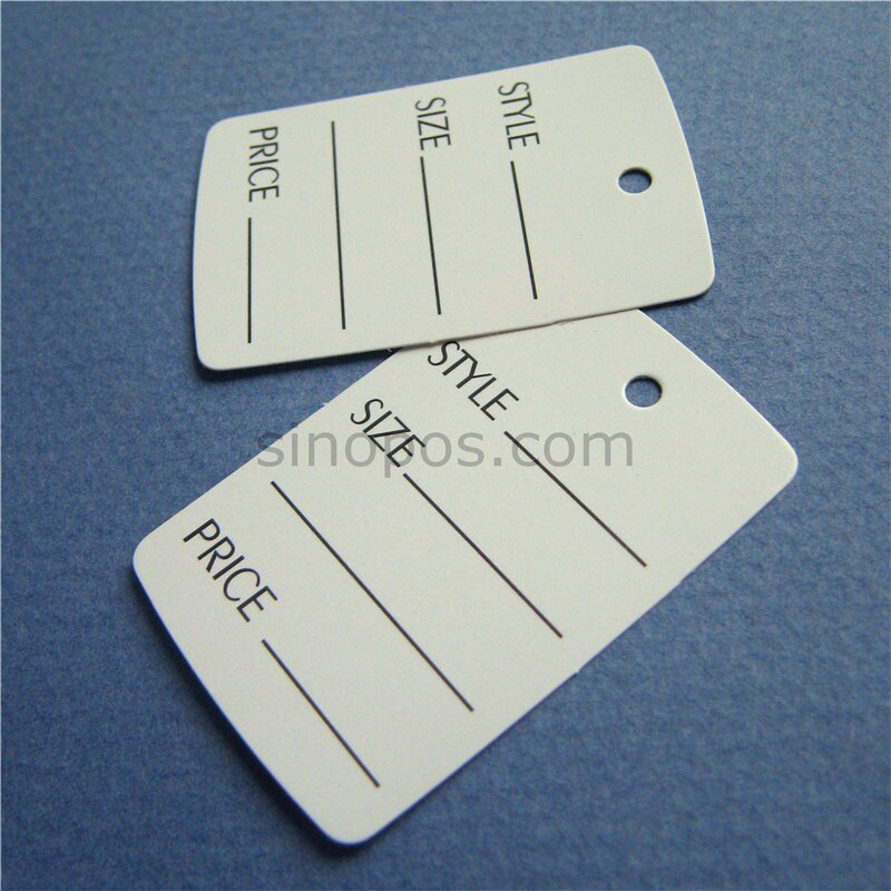 Garment Price Tags Printed 32x48mm, unstrung packa... – Grandado