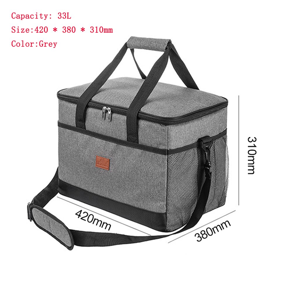 16L/33L Geïsoleerde Thermische Koeler Lunchbox Tas... – Grandado