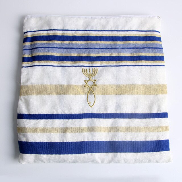 Tallit Prayer Shawl Israel 110*160cm Polyester Tal... – Vicedeal
